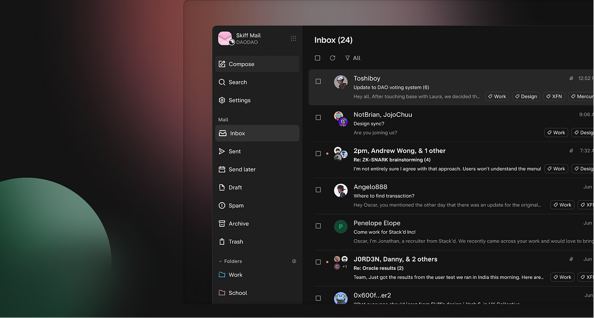 Skiff: E2EE, private web3 email. Skiff is privacy-first, end-to-end… | by Skiff | Medium