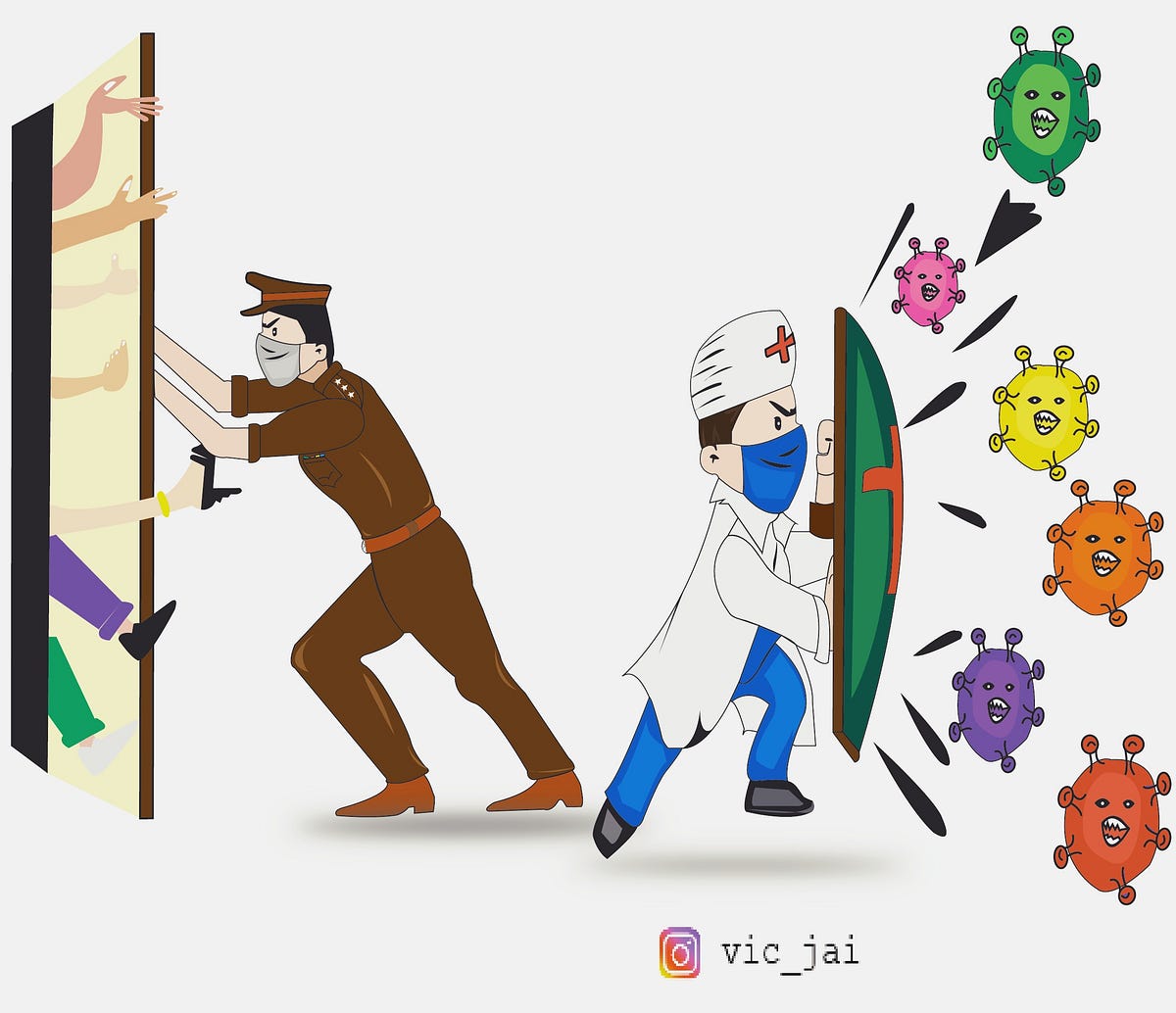 The Real Super heroes who fight against Corona for our world🌍. #doctors ...