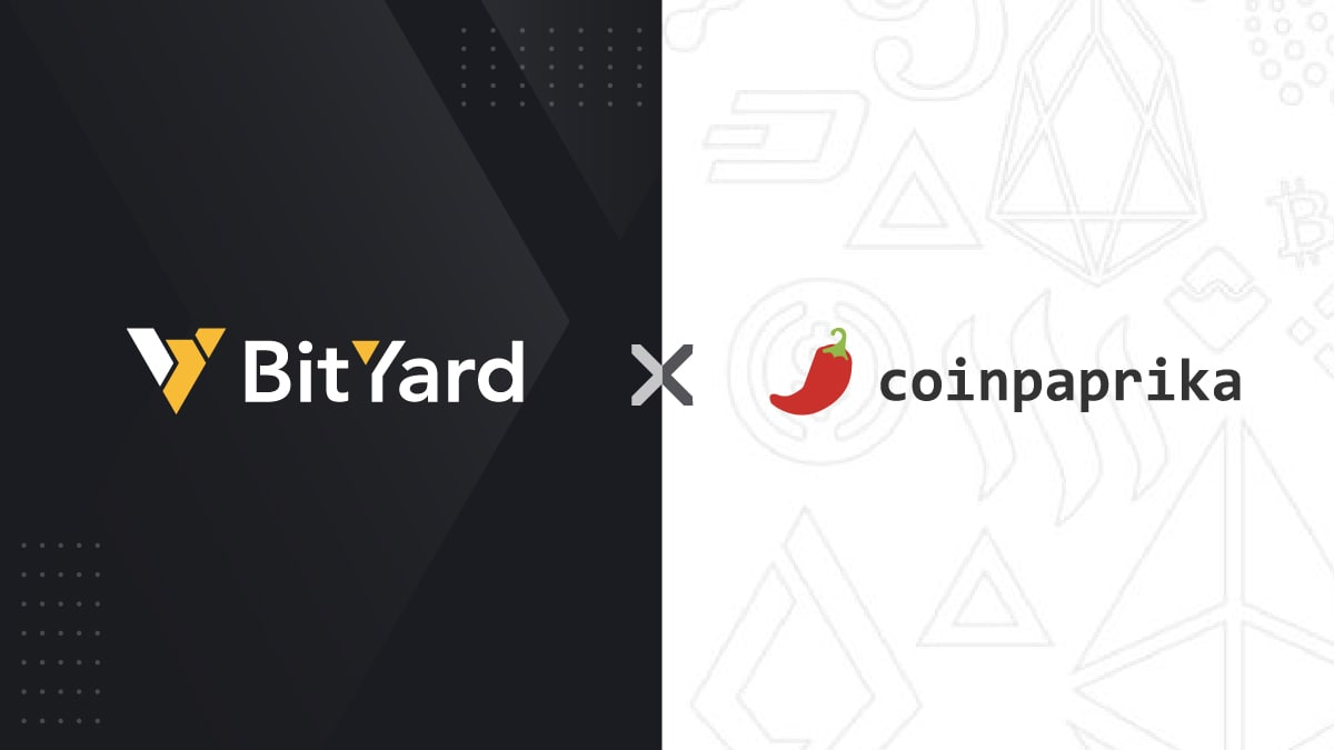BitYard Lists on Coinpaprika. BitYard is delighted to announce that ...