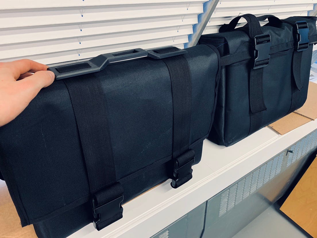 Prototype bag 2. Yesterday I made my second bag from… | by Andrew ...