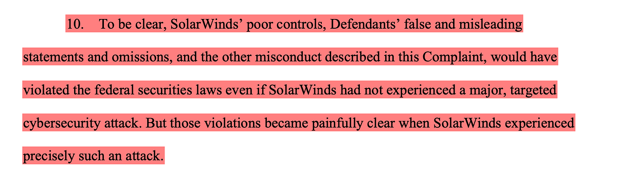 Lessons from the SEC’s Lawsuit against SolarWinds and Tim Brown | by ...