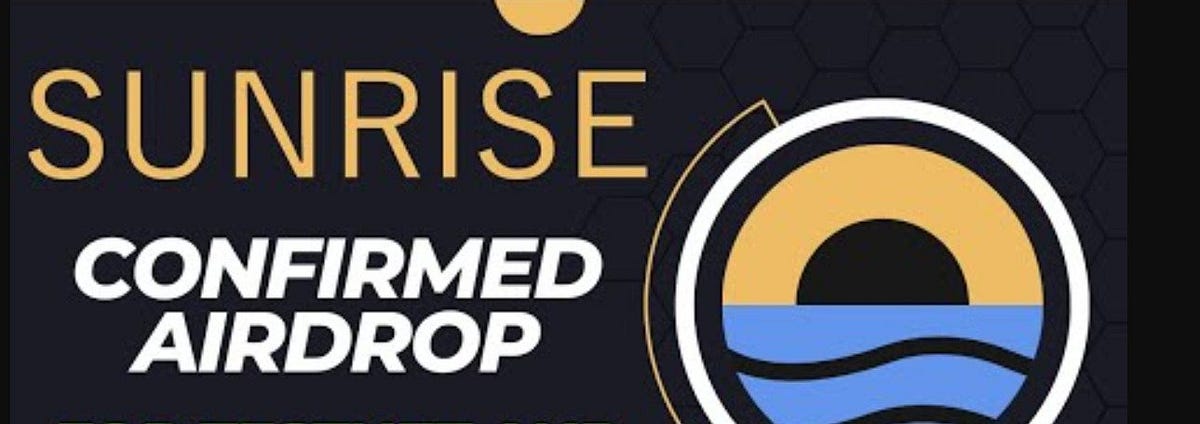 🪂 Sunrise Airdrop Opportunity | Super Early Project | Join Fast 🚀 | by ...