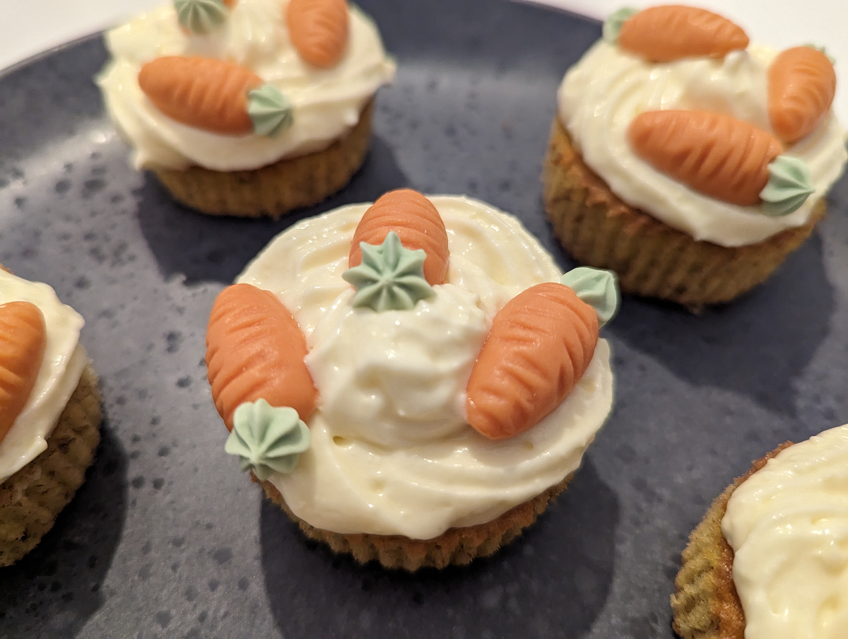 Mini Carrot Cakes with Cream Cheese Frosting | by Maddie Z. | Medium