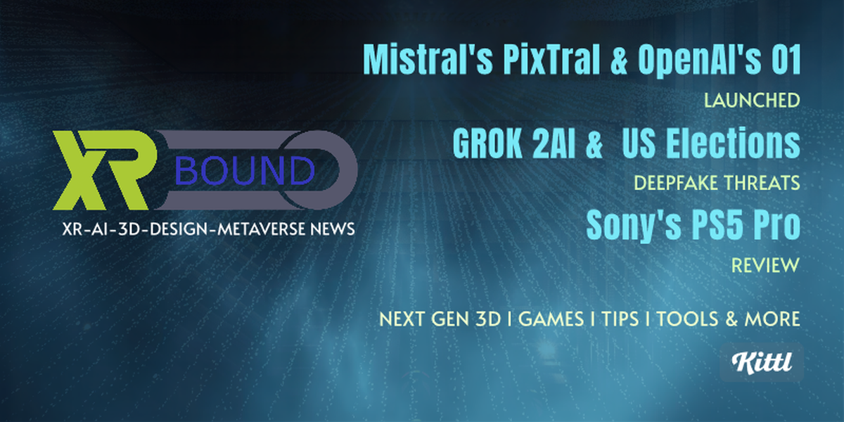 Mistral Launches PixTral, OpenAI Launches 01 Preview, GROK 2AI Deepfake ...
