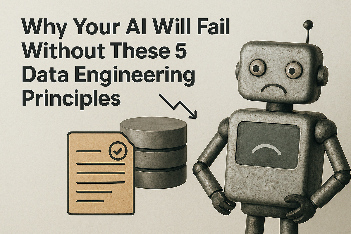 Why Your AI Will Fail Without These 5 Data Engineering Principles | by ...