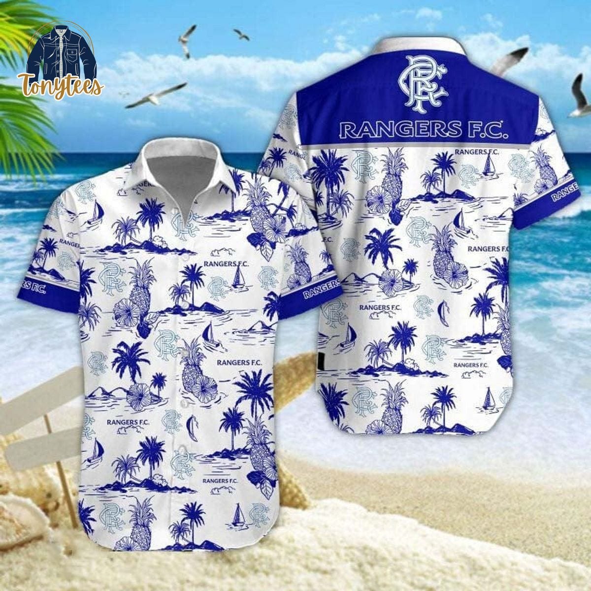 Ranger FC Tropical Hawaiian Shirt - Tonytees - Medium