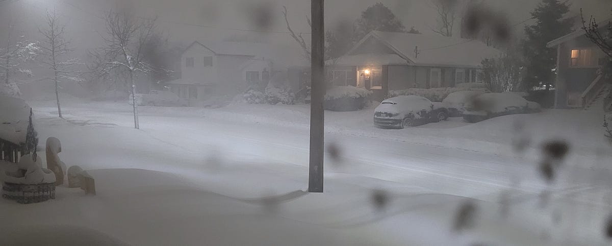 Trapped Inside. first snowfall, melancholy | Betty Dobson’s Out of Her Head