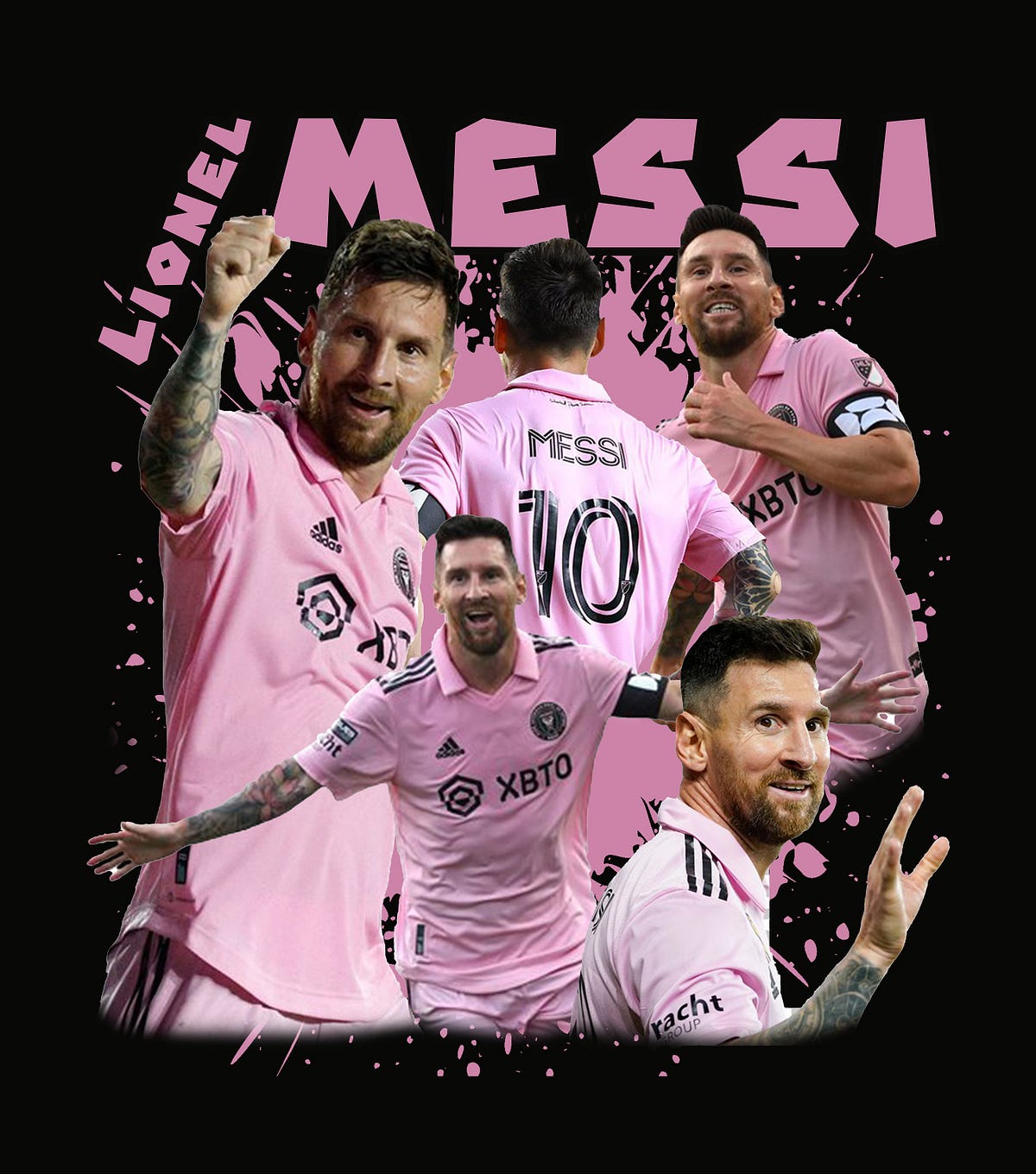 LIONEL MESSI T Shirt Design. PNG Digital 4500x5100 px. 10 Leo Football ...