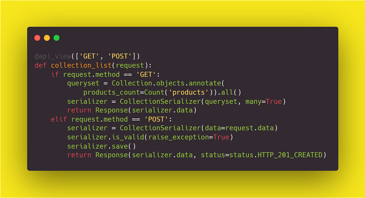 How to Build an API Endpoint for Managing Collections: A Django View Example - AWS Tip