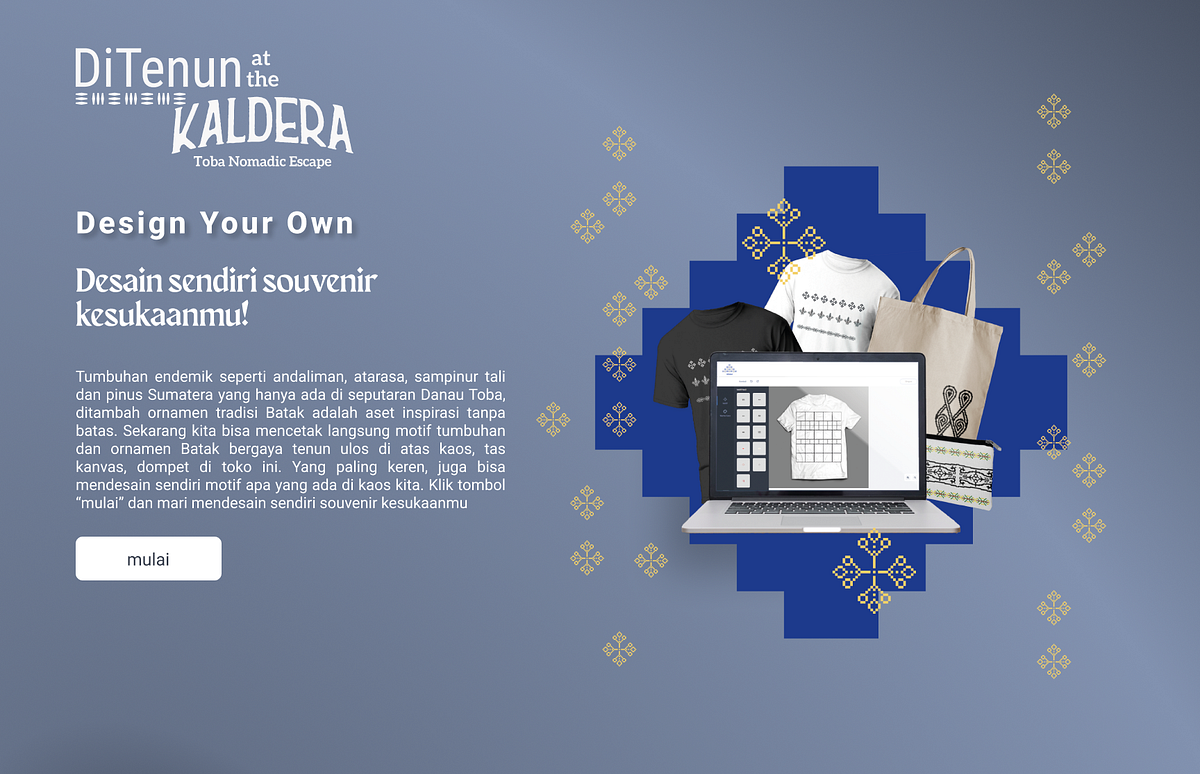 DiTenun X Kaldera DYO(Design Your OWN) | by Josuanainggolan | Jul, 2023 ...