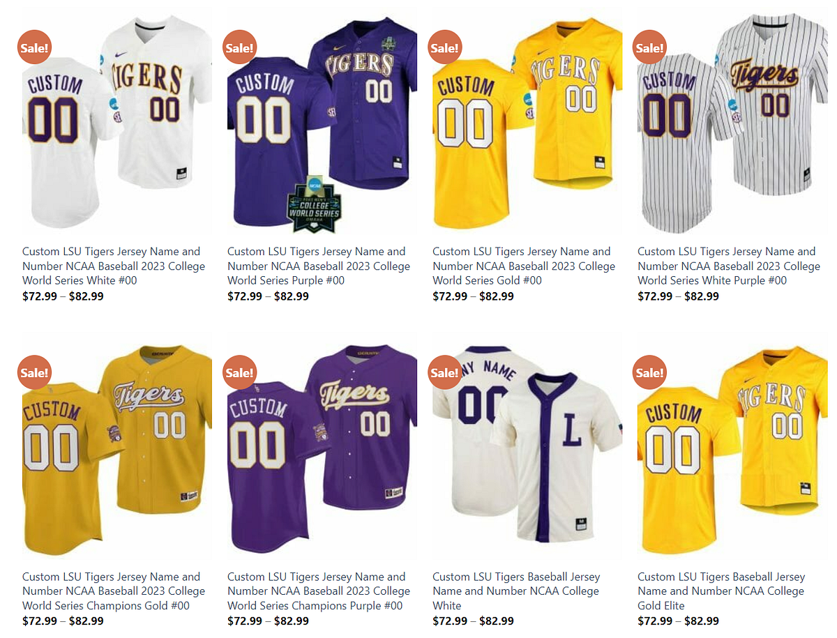 Design Your Own Custom LSU Jersey for Game Day Success | by ...