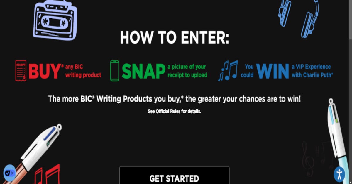 BIC Back To School With Charlie Puth Sweepstakes | by Promotions | Jul ...
