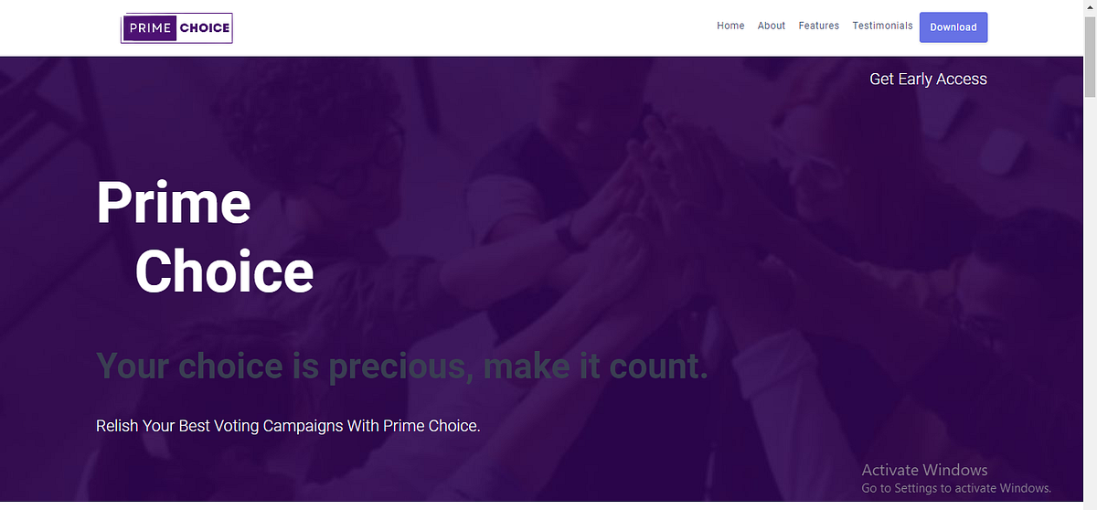 Navigating the Web: Chronicles of Prime Choice — A Voting Website 🚀 ...