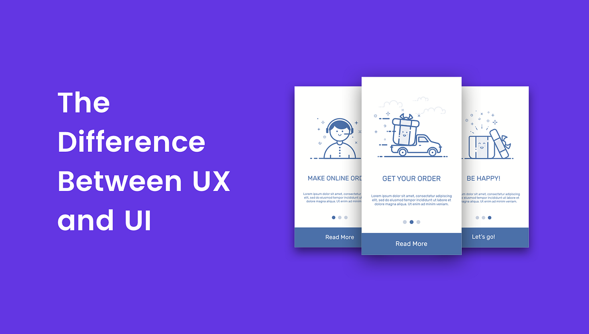 The Difference Between UX and UI Design | by Matthew Cameron ...