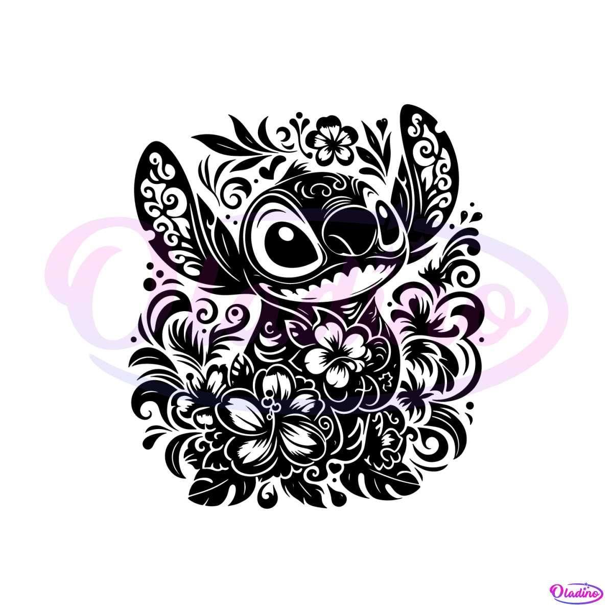Stitch Cartoon Movie Enchanted SVG - Steve Graves - Medium