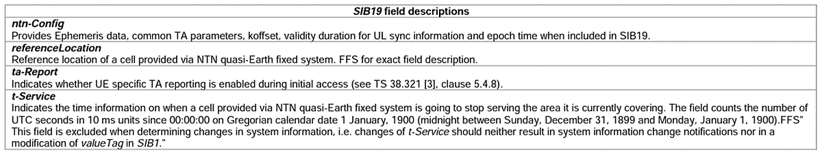 System Information — SIB19 for 5G Satellite (NTN) | by Jessica Chuang ...