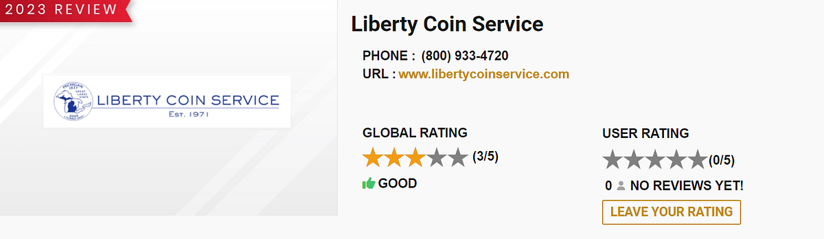 Liberty Coin Service Review. REVIEW SUMMARY : | by Gold IRA Guide | Medium