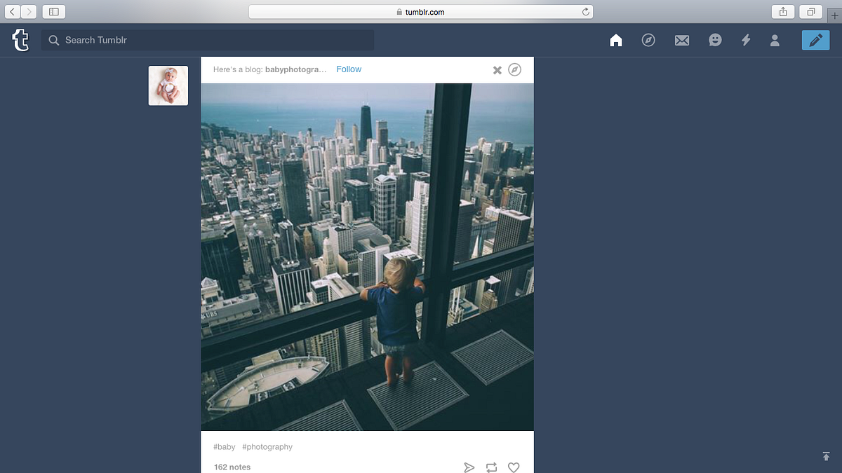 Tumblr: Blogging Platform. I chose to explore and learn more about ...