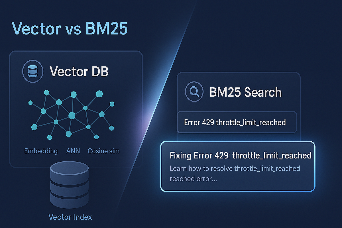 When to Ditch Your Vector DB for Simple BM25 | by Thinking Loop | Dec ...