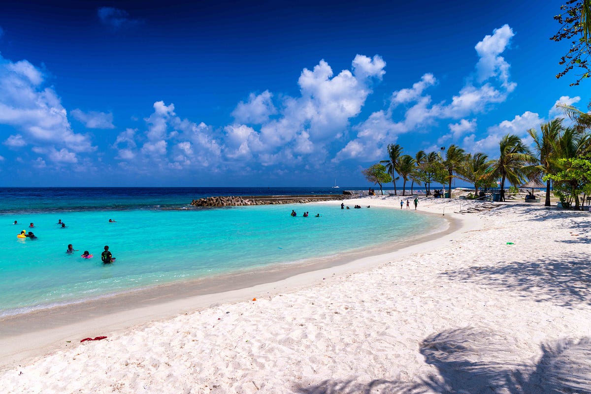 Artificial Beach |The Man-made beach in the Male City Maldives ...