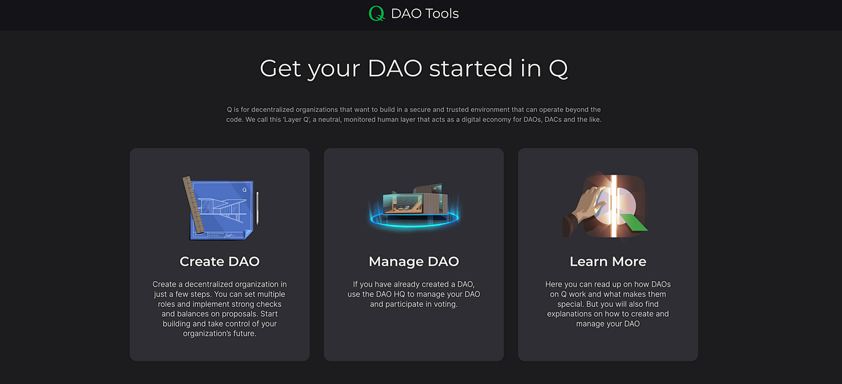 Q Development publishes DAO Governance Toolkit: the simplest way to ...