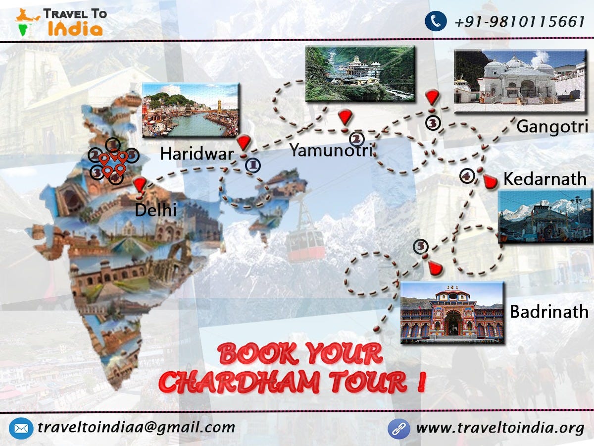 CHAR DHAM GROUP TOUR PACKAGES. The pilgrimage tour to four seats of ...