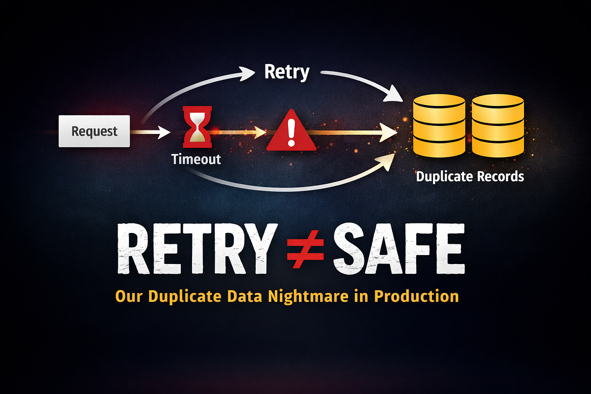 Our System Quietly Duplicated Data in Production (Because of Retry ...