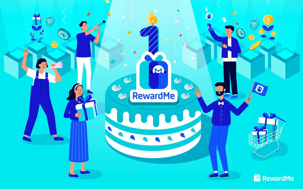 RewardMe’s Successful 1st Year Summary 🎉 Game Changer in Shopping ...