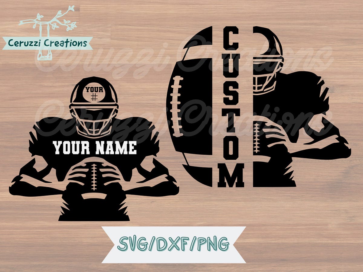 Football Bundle SVG| Football Player SVG| Football SVG| Custom Football ...