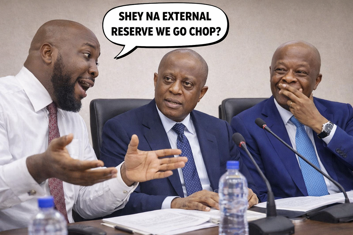 Uncle Yemi and Minister Wale, shey na foreign reserve we go Chop? | by ...
