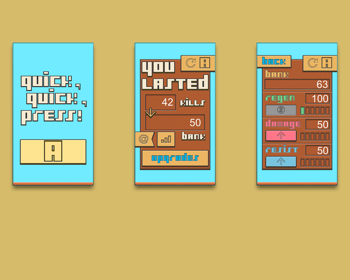 Quick, Press A!. UX / UI Design & Implementation | by Evan Sullivan ...