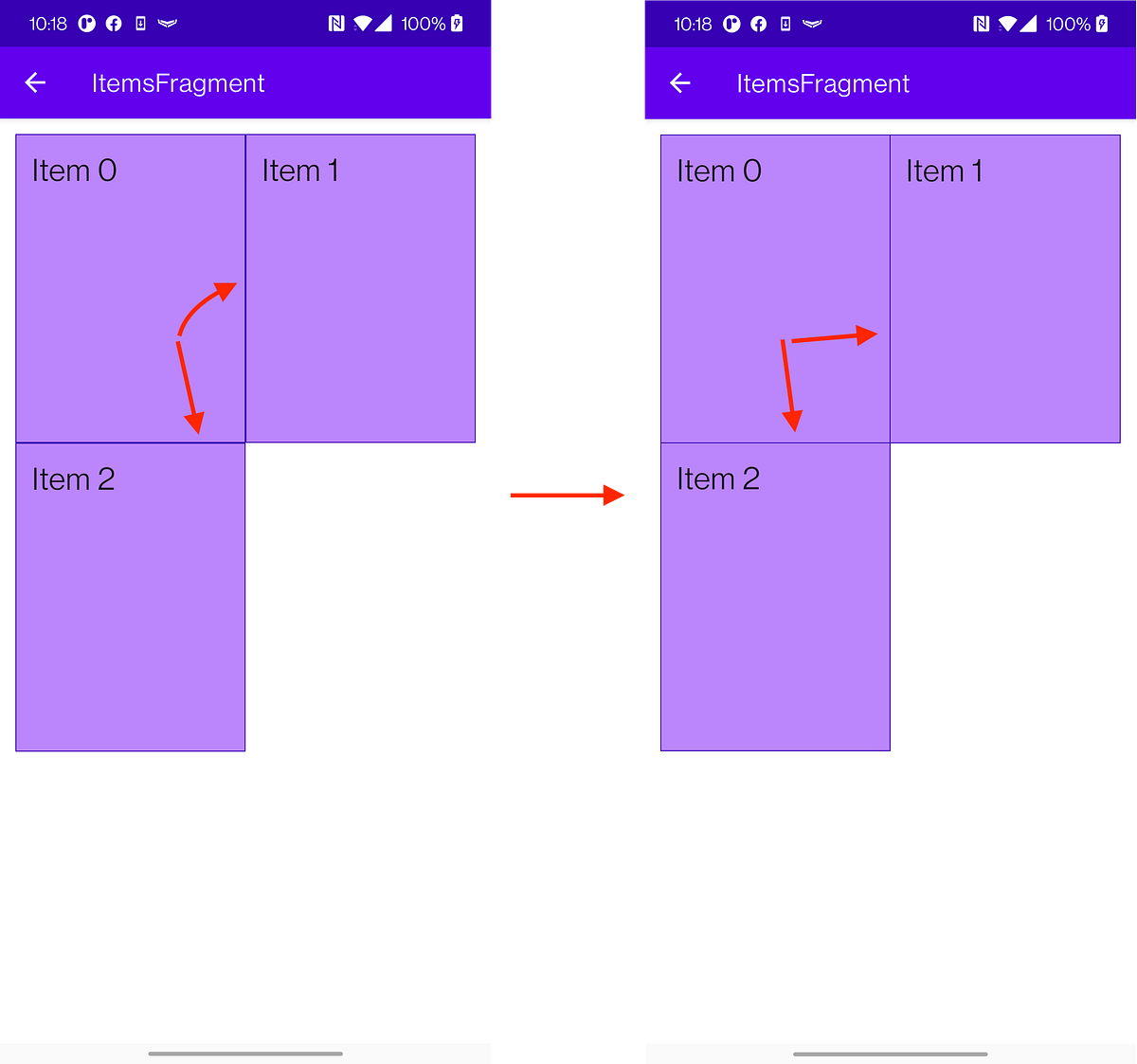 How to meld item backgrounds together in RecyclerView.Adapter + GridLayoutManager | by Marius ...