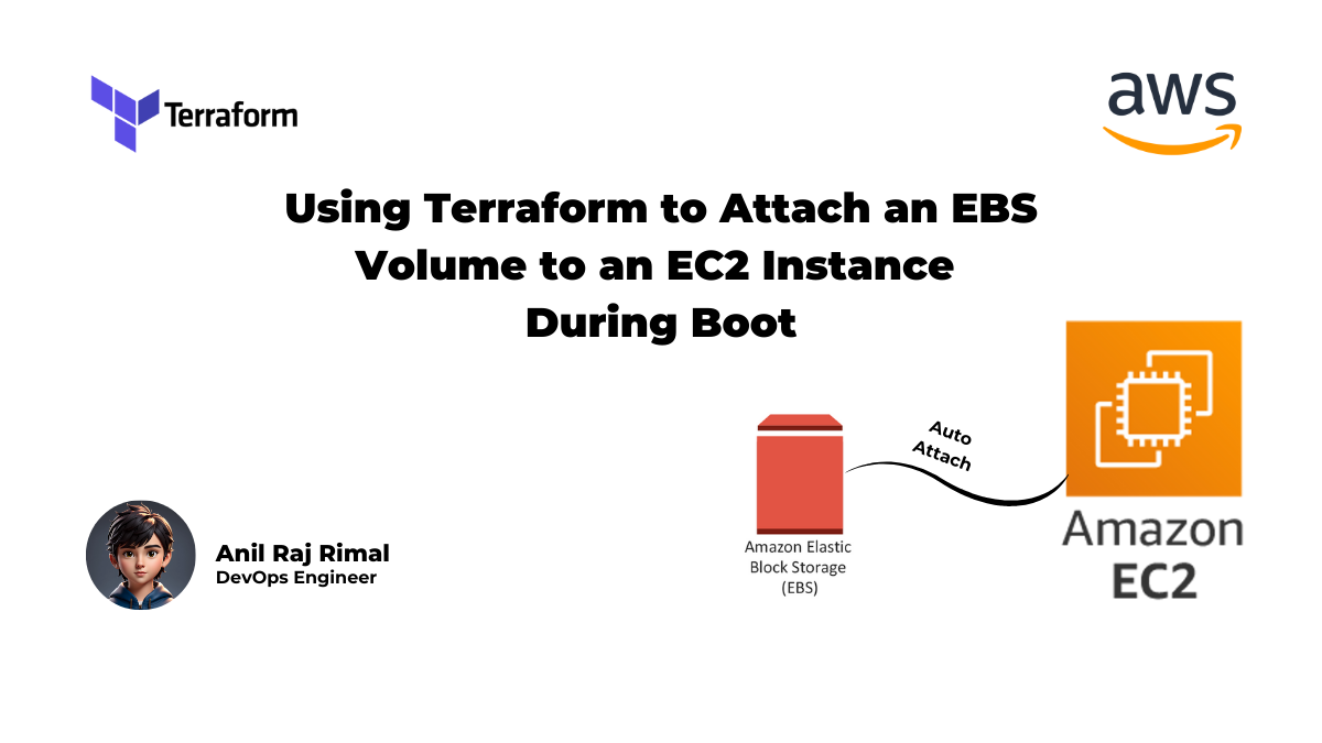 Using Terraform to Attach an EBS Volume to an EC2 Instance During Boot | by Anil Raj Rimal | AWS Tip