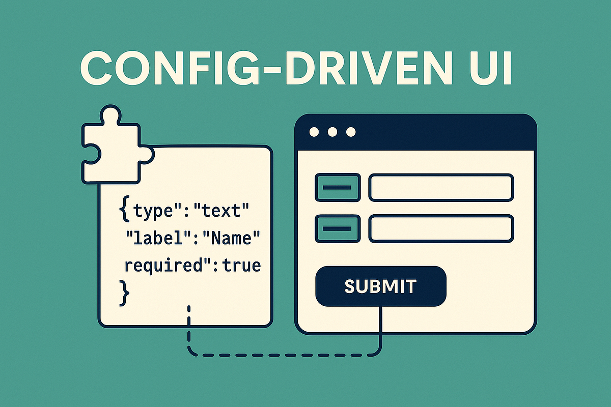 How I’m Building a Config-Driven UI (And Why You Should Try It Too) | by Mithlesh sharma | Jun ...