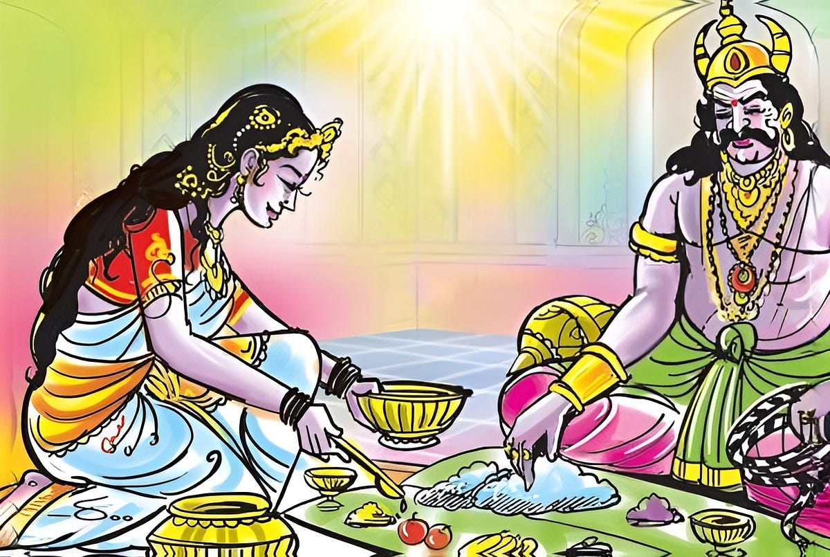 The Story of Deepavali 5. Part 1: Origins — Day 5 | by Hamsini Books ...