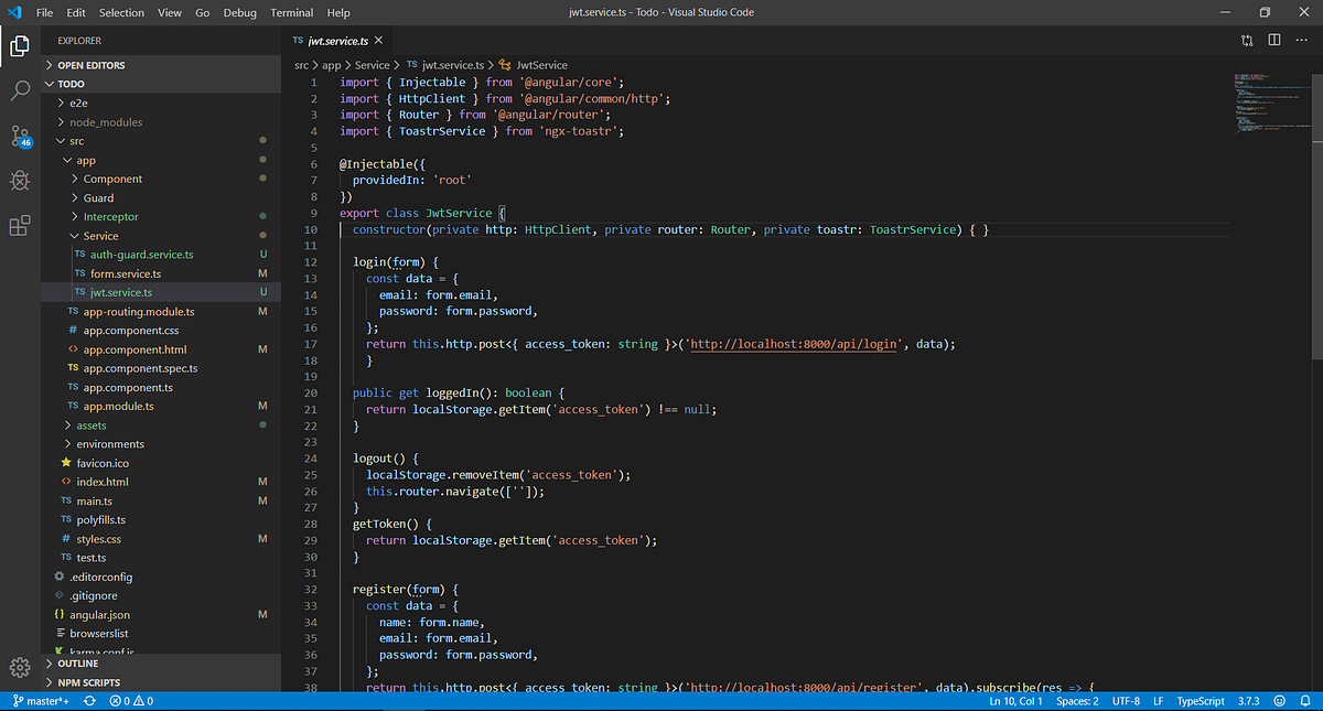 Implementing Authentication(Using JWT Tokens) in Angular 8 | by Ram ...