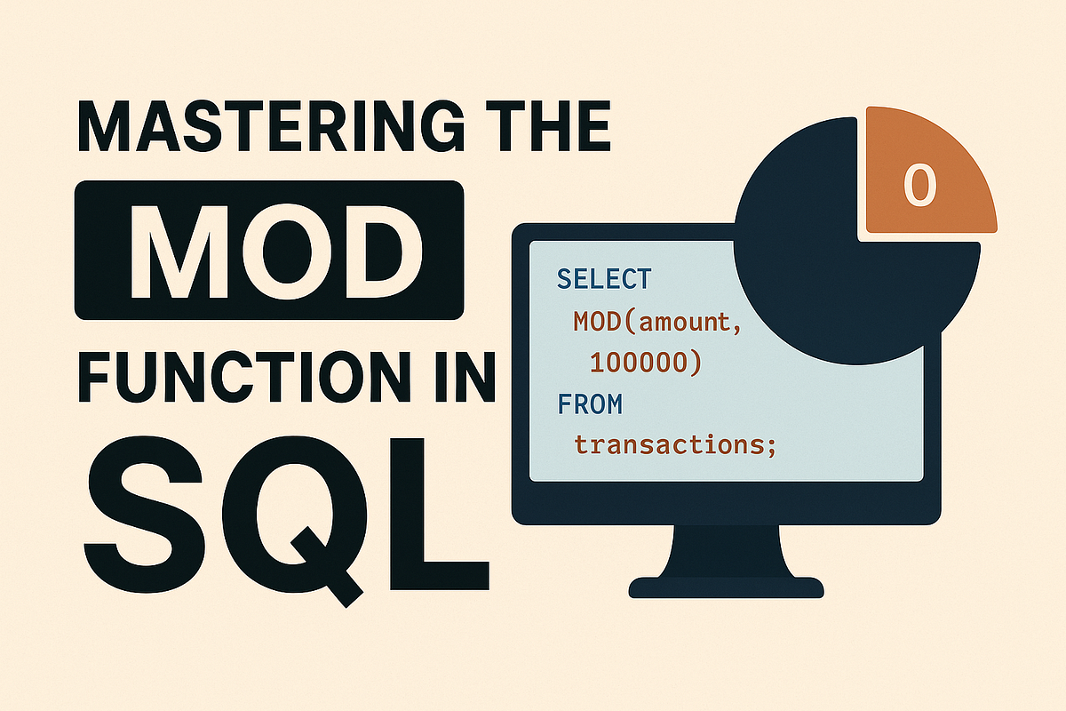Mastering the MOD Function in SQL: What It Is and How to Use It in Real-World Scenarios | by ...