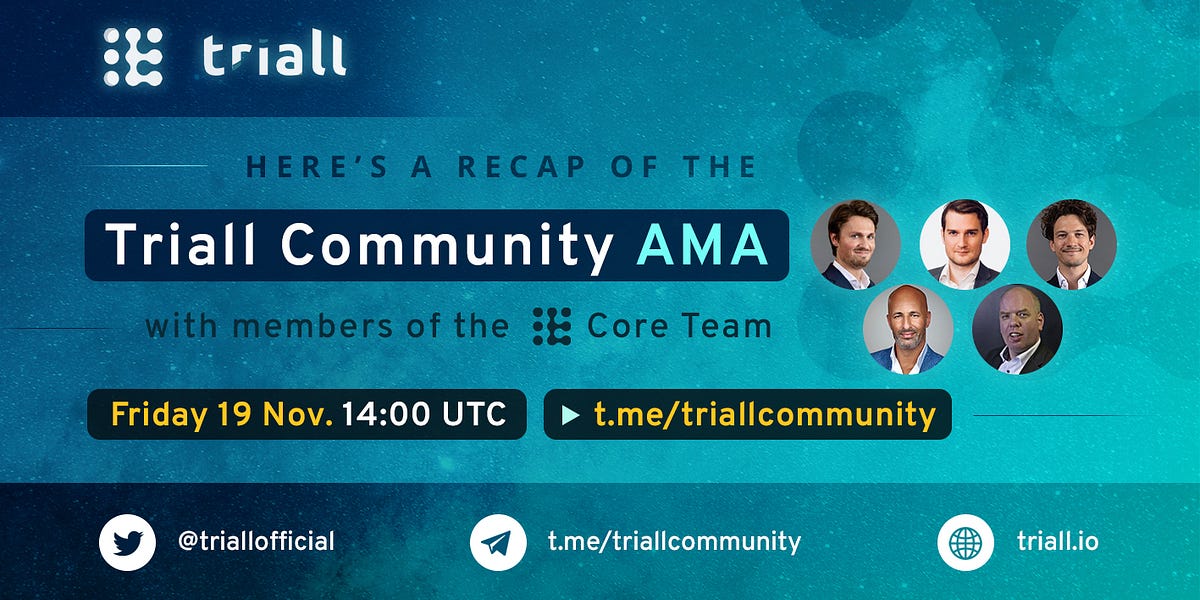 Recap: the first-ever Triall Community AMA | by Triall | Triall | Medium