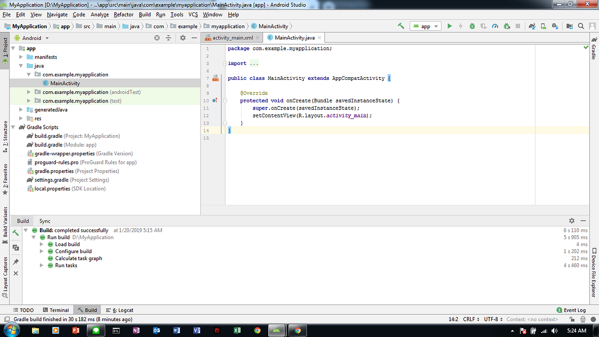Membuat project pada Android Studio | by Ibnu Fatah | Medium