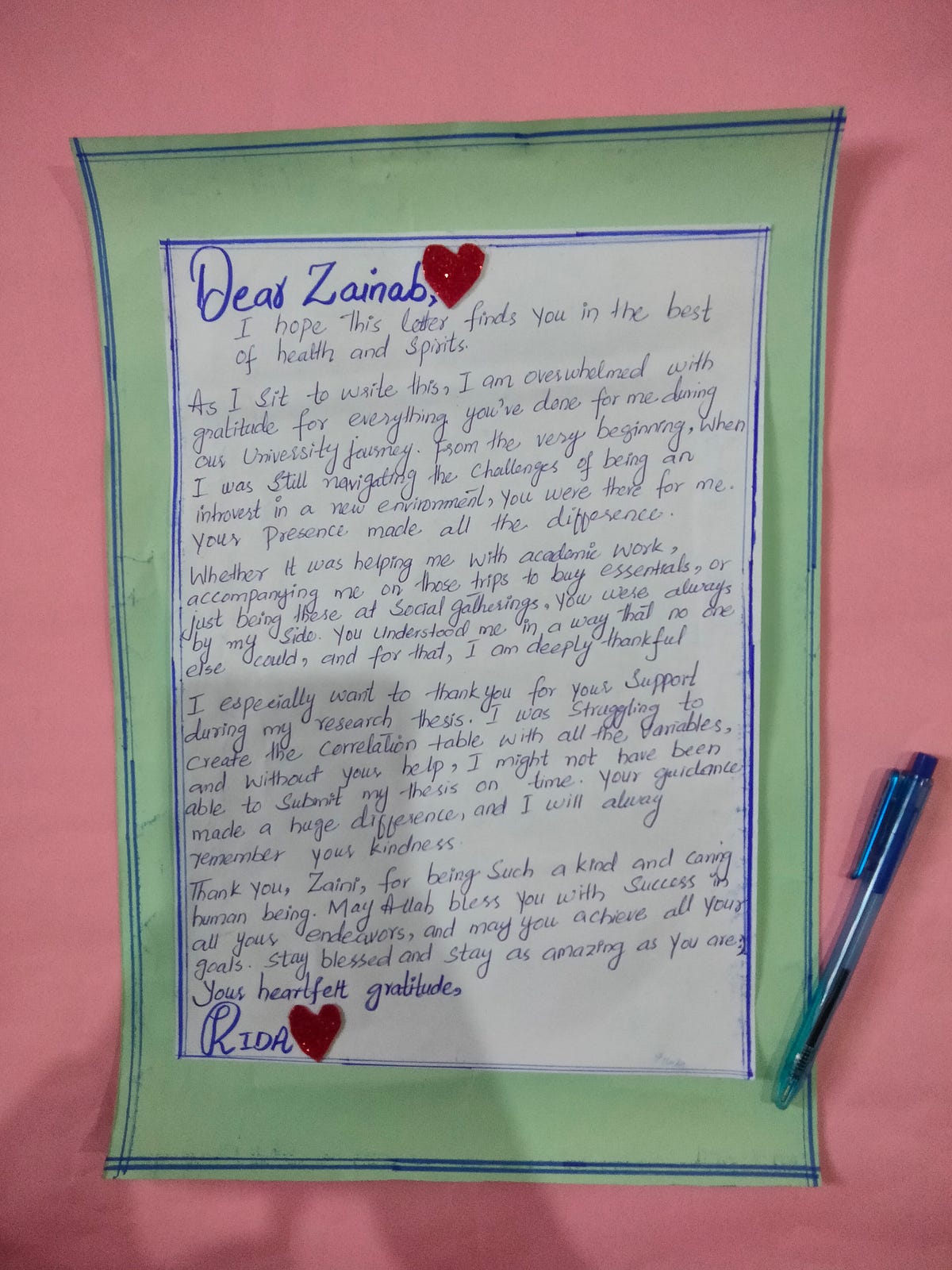 Title: “A Heartfelt Thank You: How Gratitude Strengthened My Friendship ...