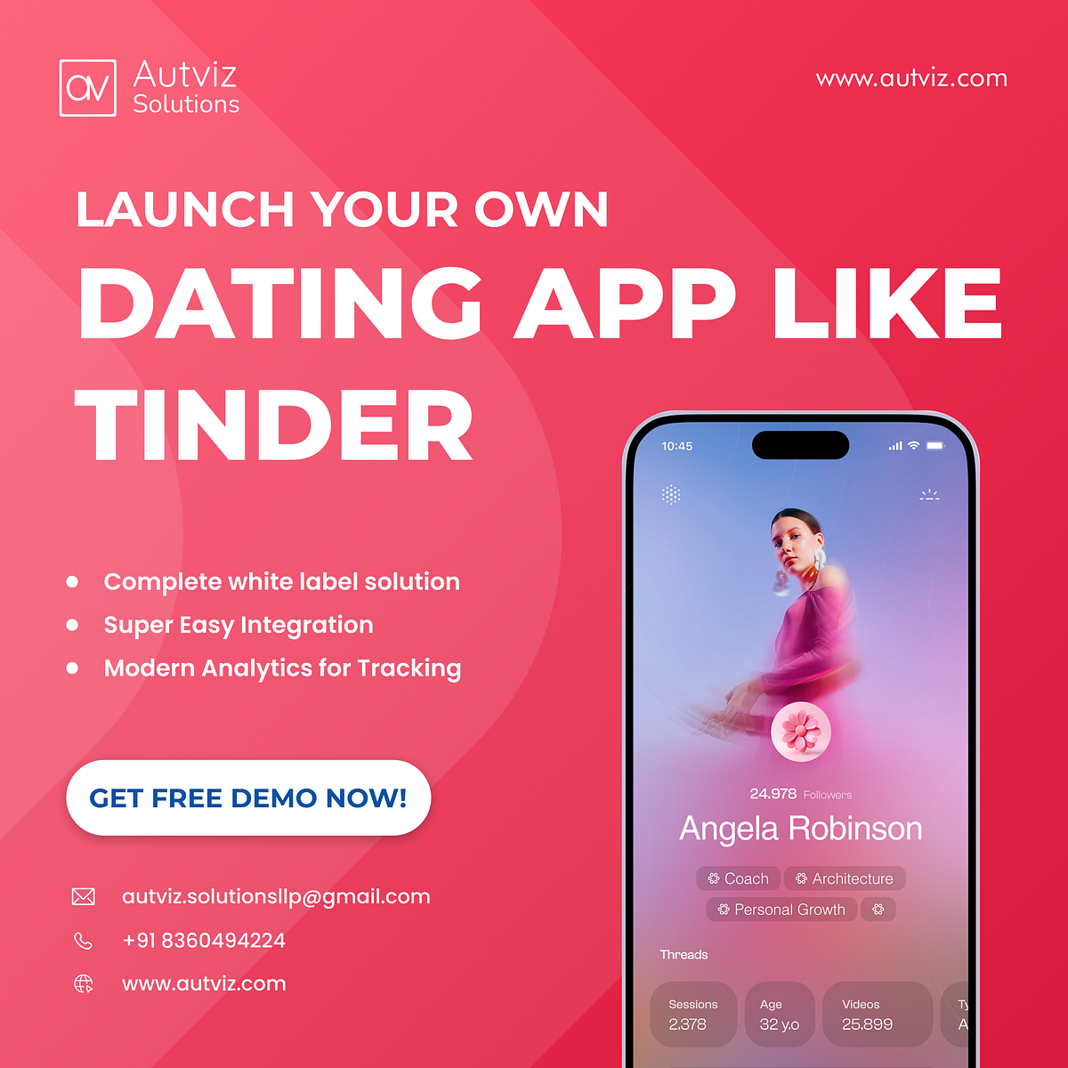 Tinder Clone App Development Company: Autviz Solutions | by Autviz Solutions | Aug, 2024 | Medium