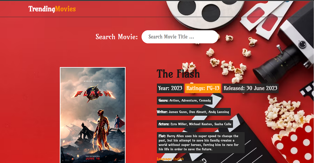 Trending-Movies-list. This code consists of HTML, CSS, and… | by ...