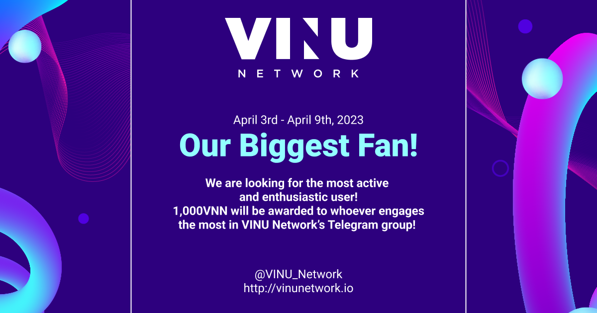 VINU Network is holding “Our Biggest Fan” event to award our most ...