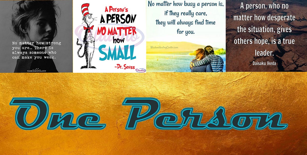 One Person. 15 But the free gift of Christ isn’t… | by J. Keith Broyles ...