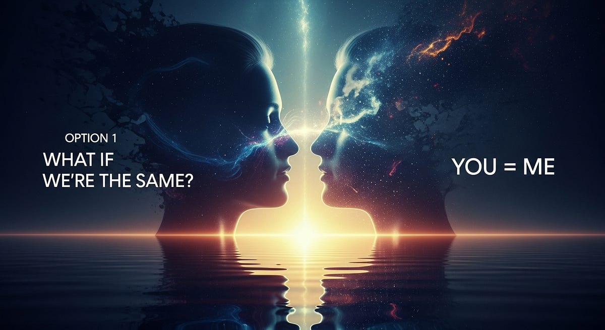 What If You and I Are the Same Being? | by SelfRise | Activated Thinker ...