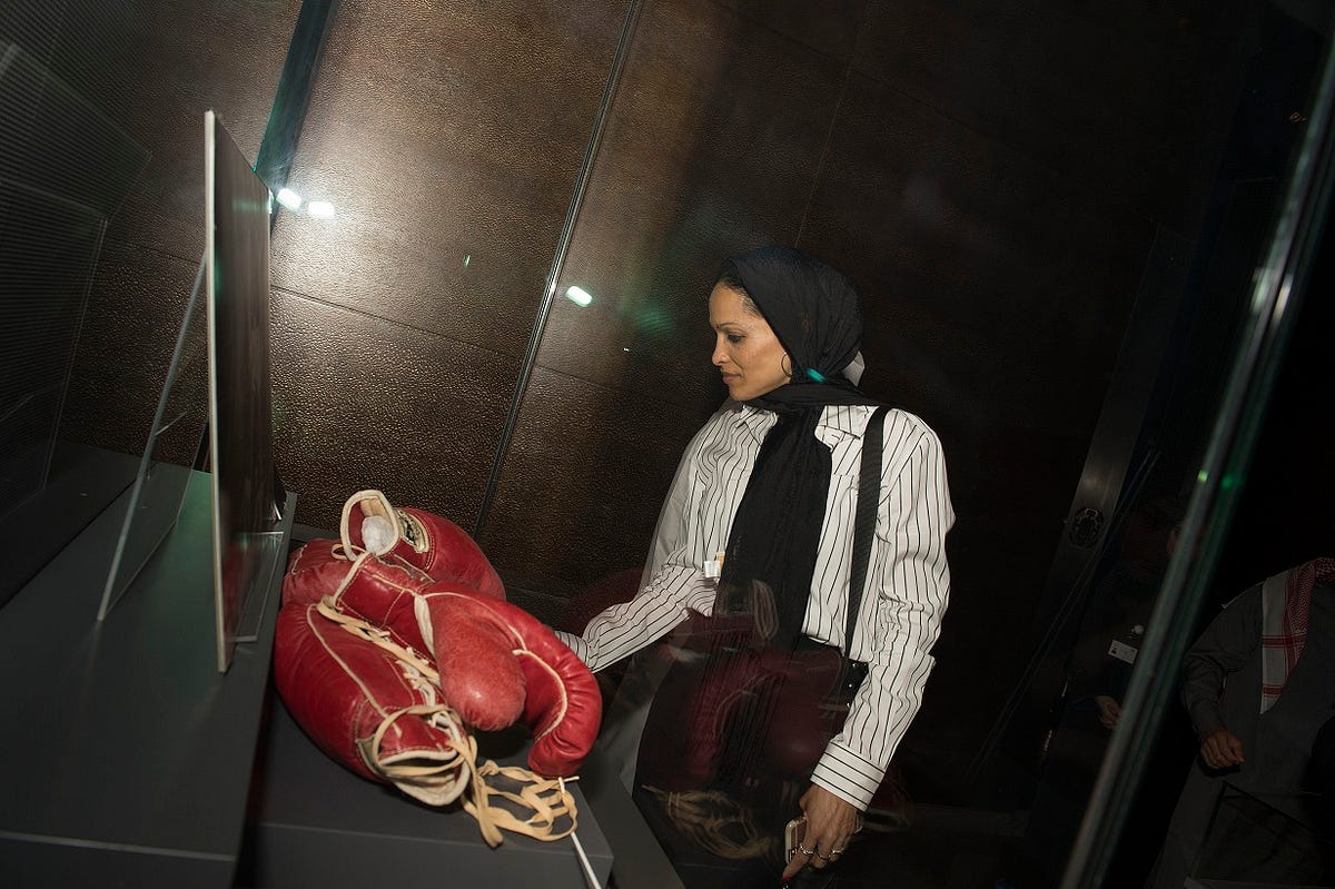 Muhammad Ali’s daughter visits Qatar exhibition of the late boxer | by ...