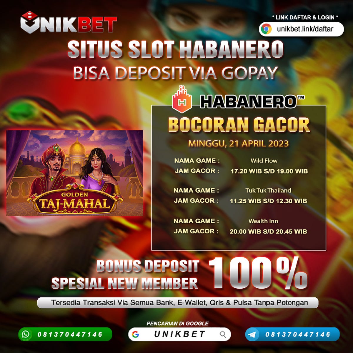 UNIKBET Link Slot Habanero Deposit Bisa Via Gopay | by unikbet slot ...