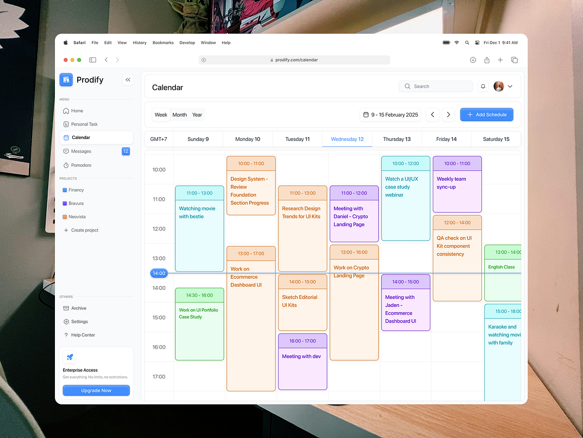UI/UX Case Study: Prodify — Task Management Web App | by Naufal Irsyad ...
