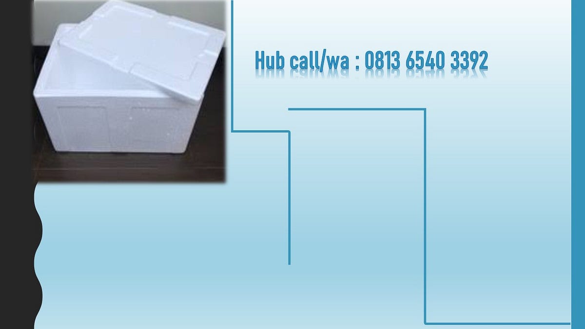 Call/WA: 0813 6540 3392 // Harga Box Styrofoam Ukuran 1 Meter | by 0813 ...