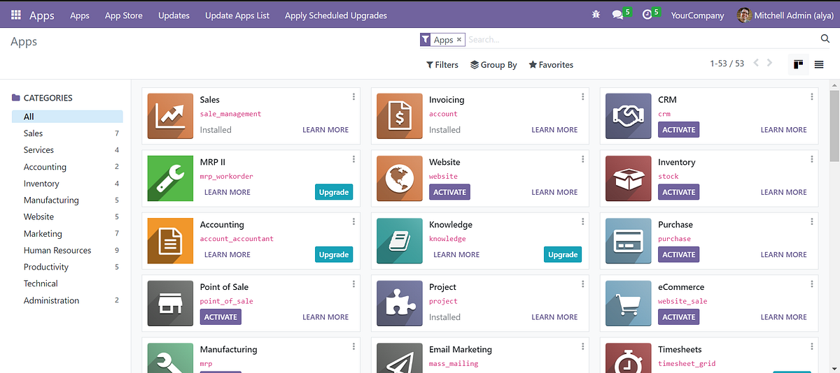 How to Install Modul Apps & Activate Developer Mode in Odoo 16 | by Alya Muthia | Medium